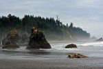 Ruby Beach: Sea Stacks and Stacked Rocks