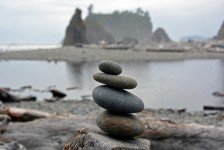 Ruby Beach: Sea Stacks and Stacked Rocks